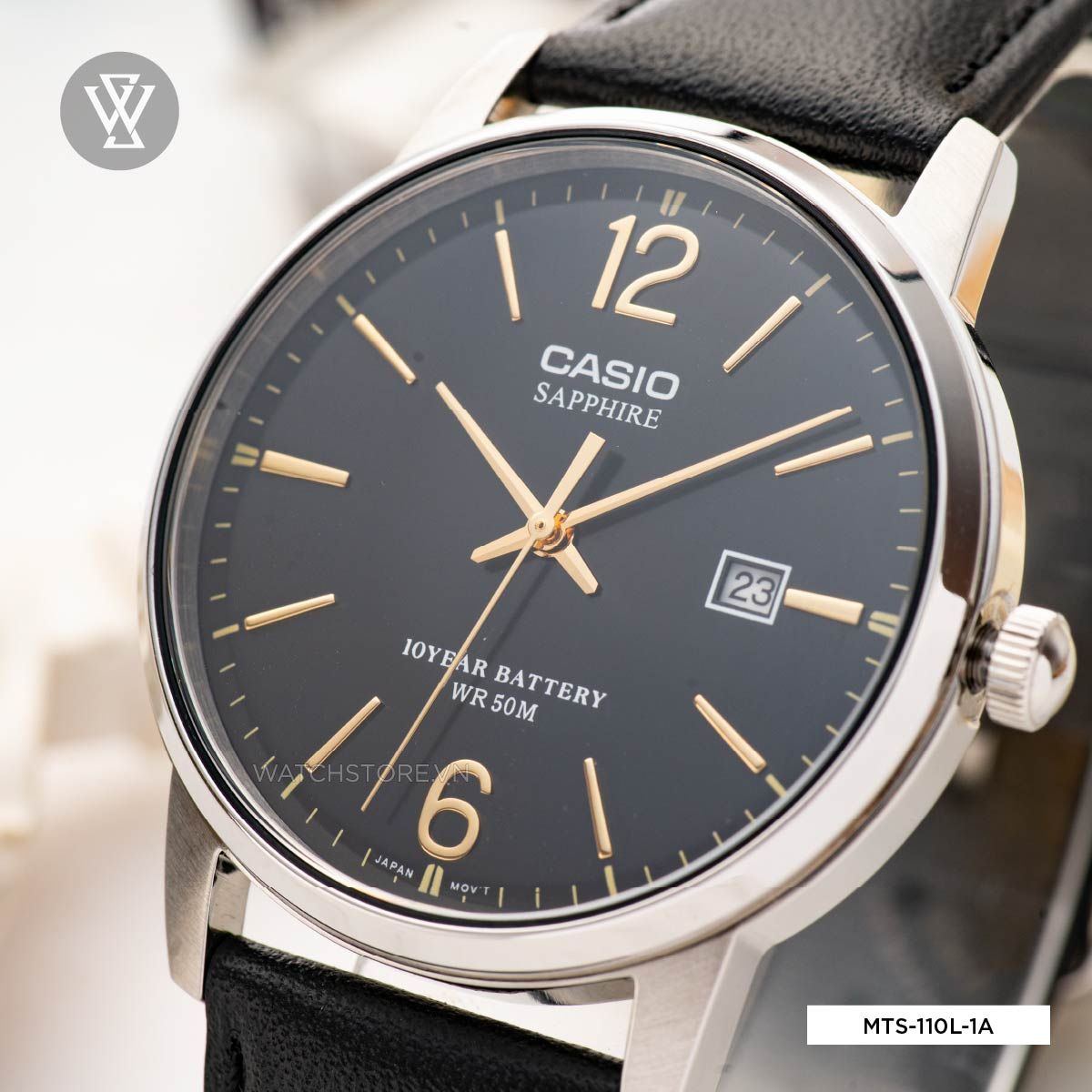 Đồng Hồ Casio Nam MTS-110L-1AVDF , Giá Tốt, Giao Ngay