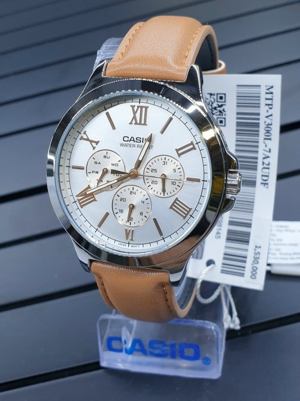 Đồng Hồ Casio Nam MTP-V300L-7A2UDF , Giá Tốt, Giao Ngay
