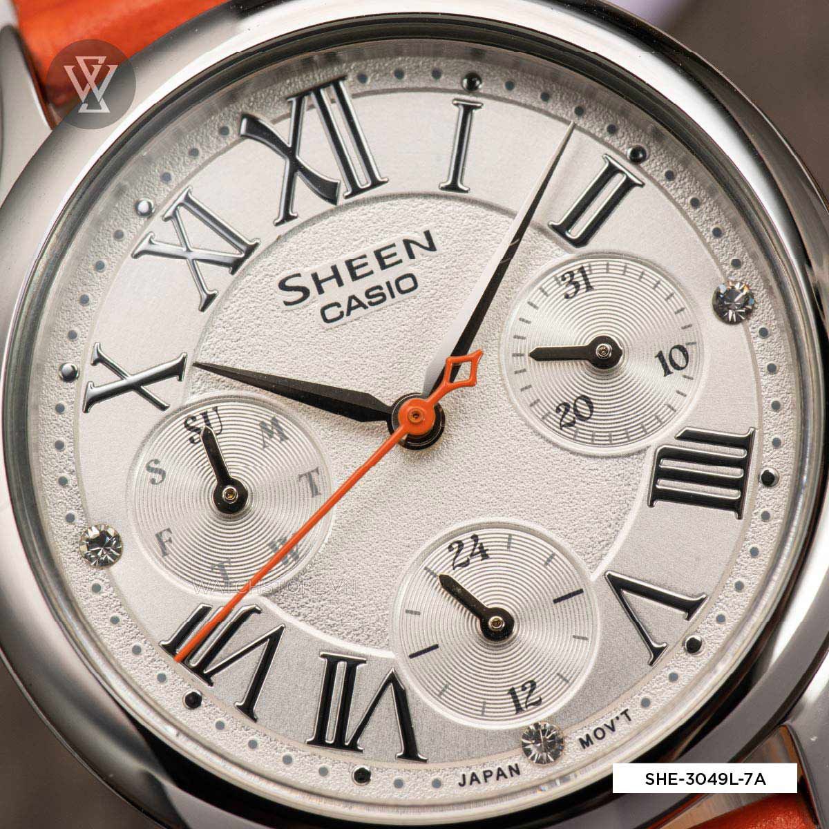 Đồng Hồ Casio Nữ SHE-3049L-7AUDR , Giá Tốt, Giao Ngay