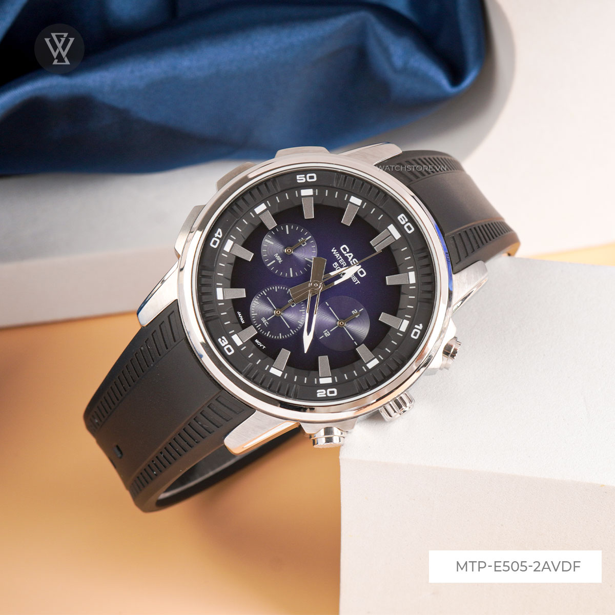 Đồng hồ Casio Nam MTP-E505-2AVDF , Giá Tốt, Giao Ngay