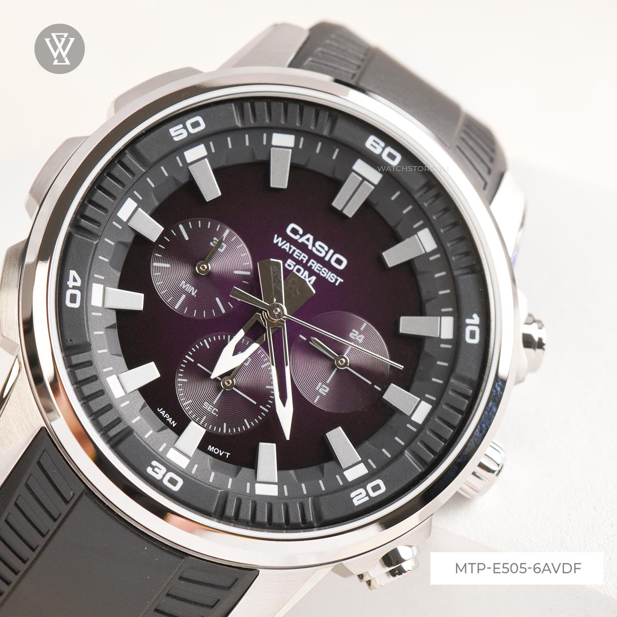 Đồng Hồ Casio Nam MTP-E505-6AVDF , Giá Tốt, Giao Ngay