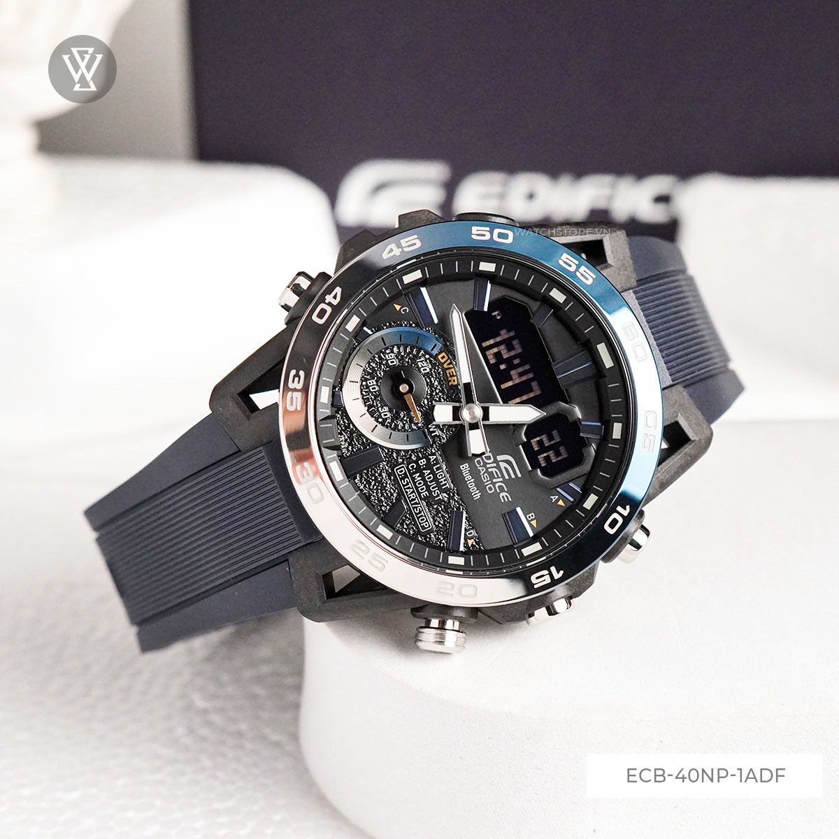 Đồng Hồ Casio Nam ECB-40NP-1ADF , Giá Tốt, Giao Ngay