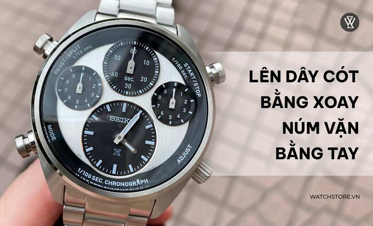 Cách lên dây cót cho đồng hồ Seiko 5 Manual và Automatic cực dễ