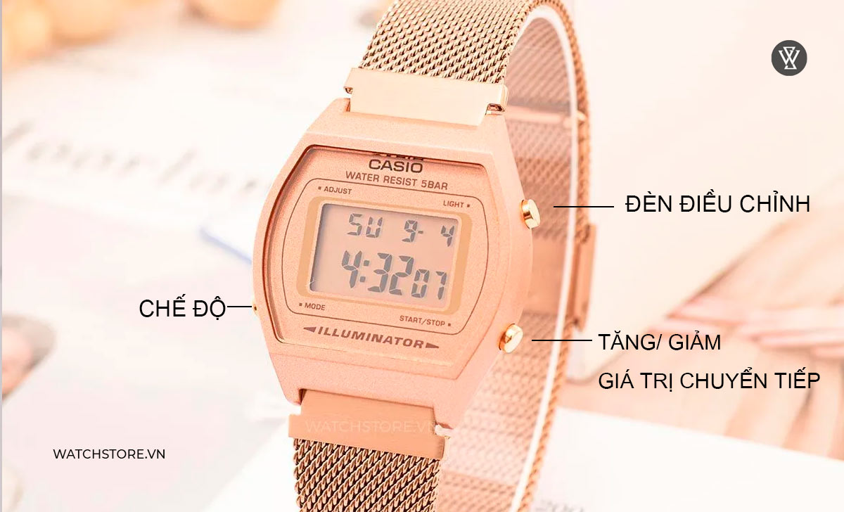 Cách chỉnh giờ, phút, báo thức đồng hồ Casio 3 nút hiệu quả