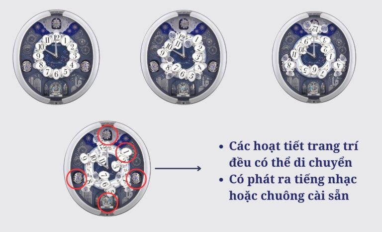 10+ mẫu đồng hồ treo tường sang trọng - cách chọn phù hợp